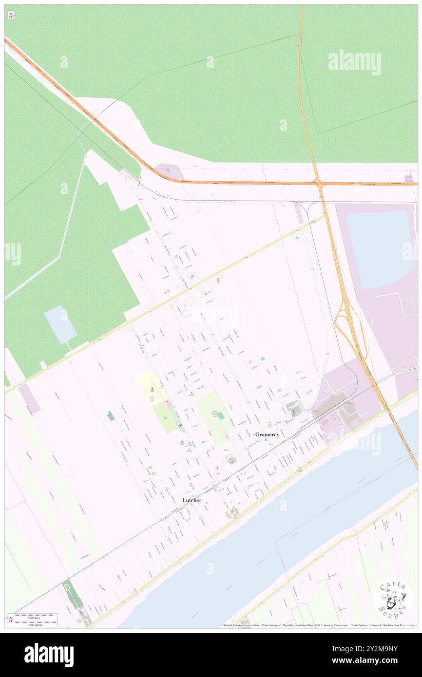 Map of gramercy Cut Out Stock Images & Pictures - Alamy