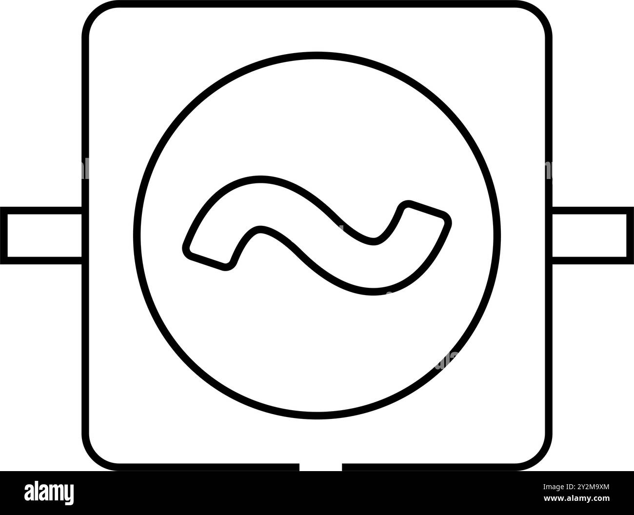 voltage electricity line icon vector illustration Stock Vector Image ...