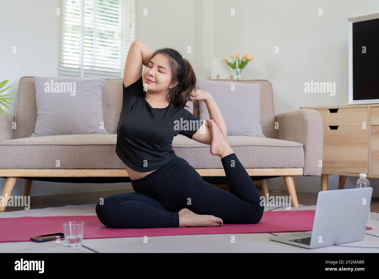 Woman practicing hydration self hi-res stock photography and images - Alamy