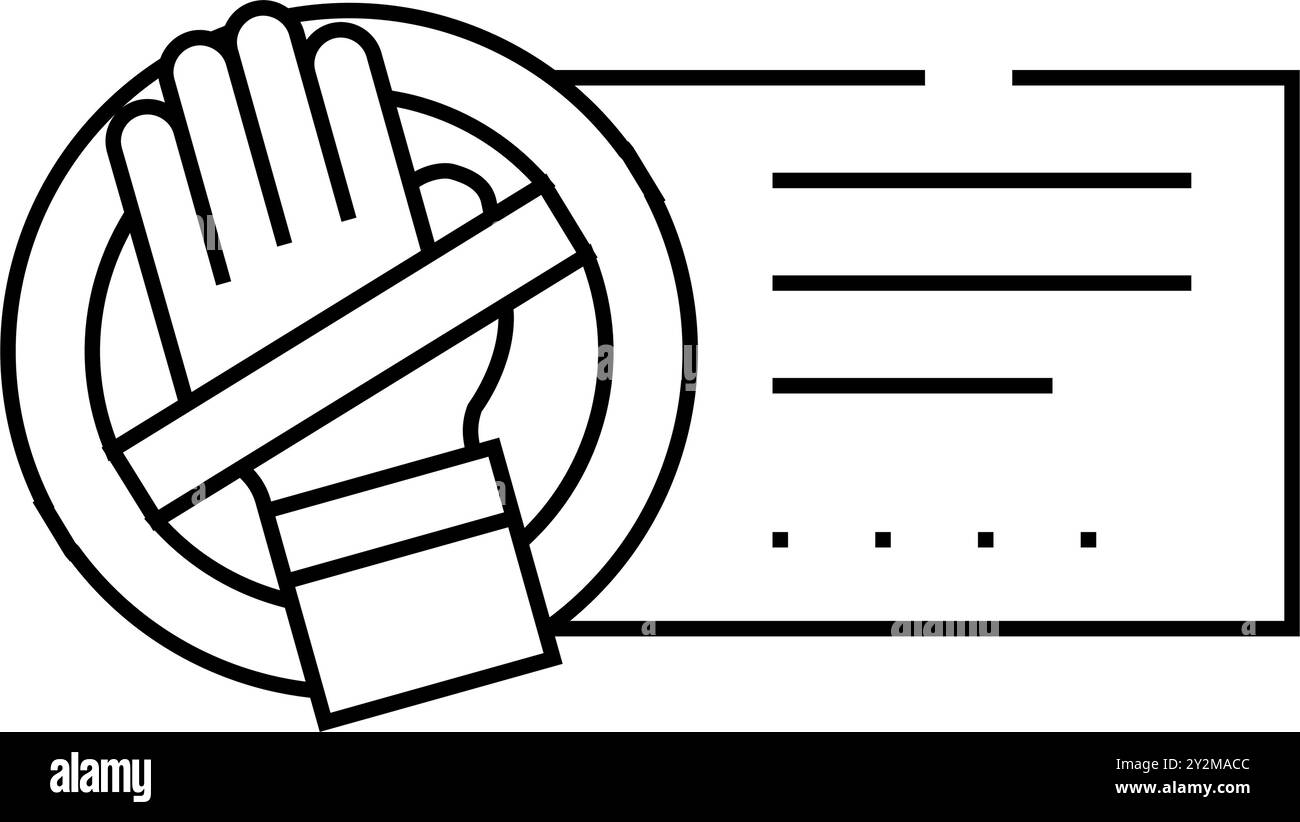 beware electricity line icon vector illustration Stock Vector Image ...