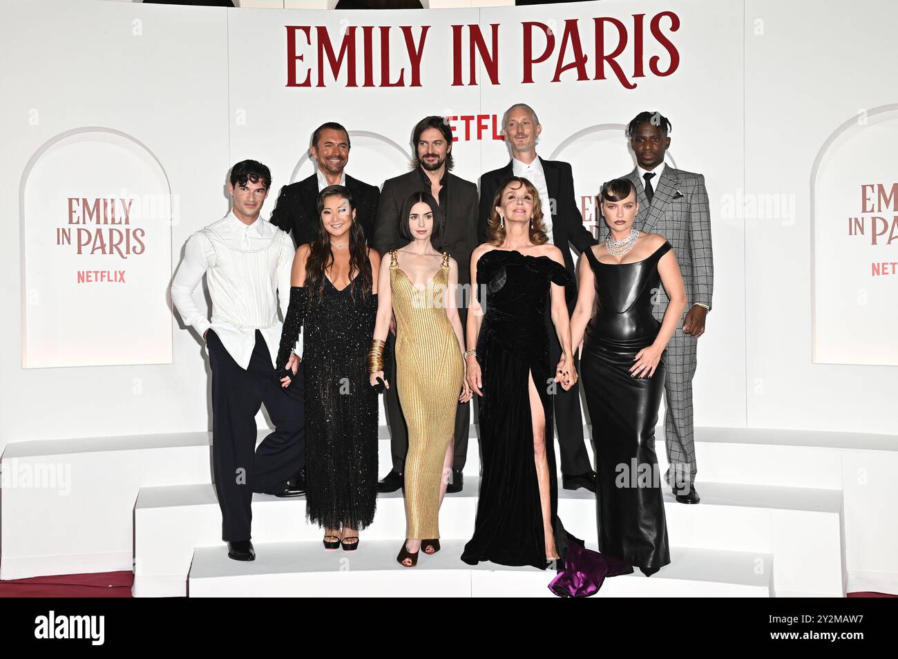 Italy. 10th Sep, 2024. William Abadie, Lucas Bravo, Bruno Gouery ...