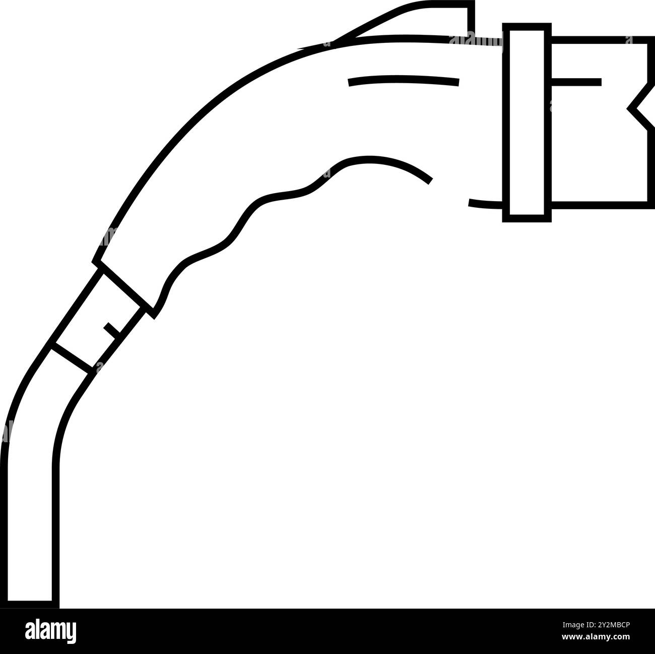 charging cable electric line icon vector illustration Stock Vector ...