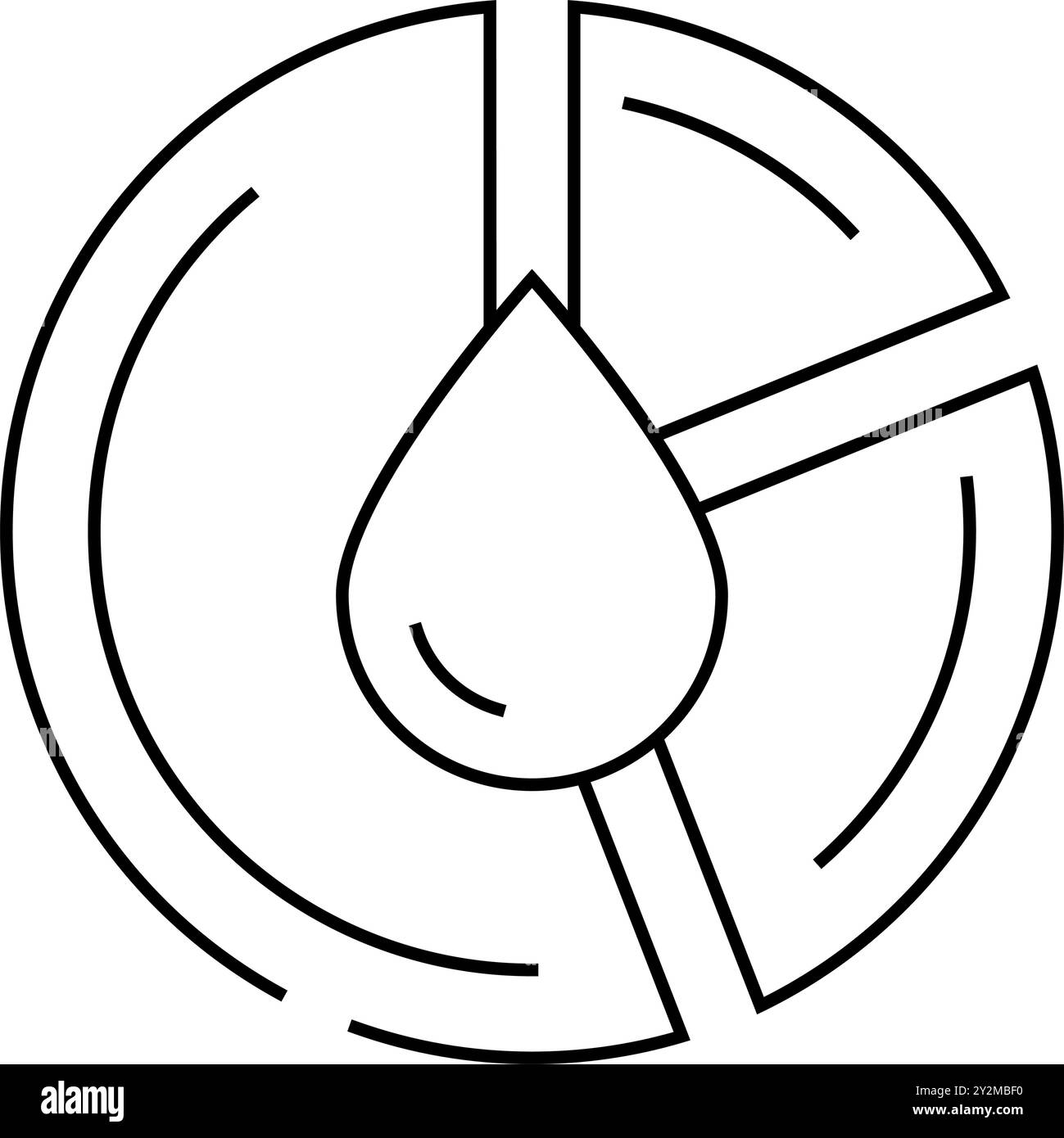 water resource management hydrogeologist line icon vector illustration ...