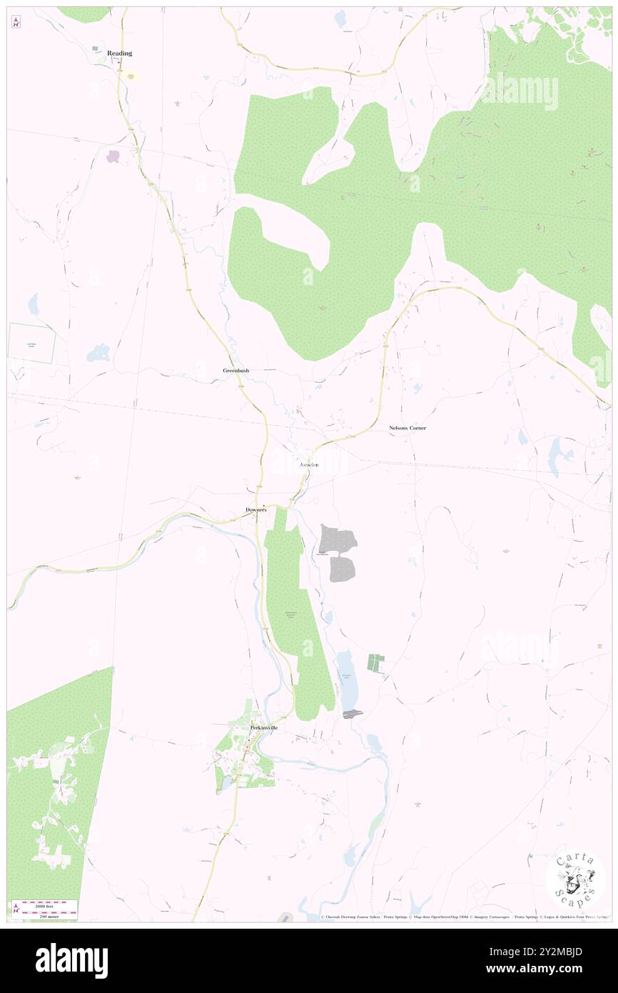 Amsden, Windsor County, US, United States, Vermont, N 43 24' 21'', S 72 ...