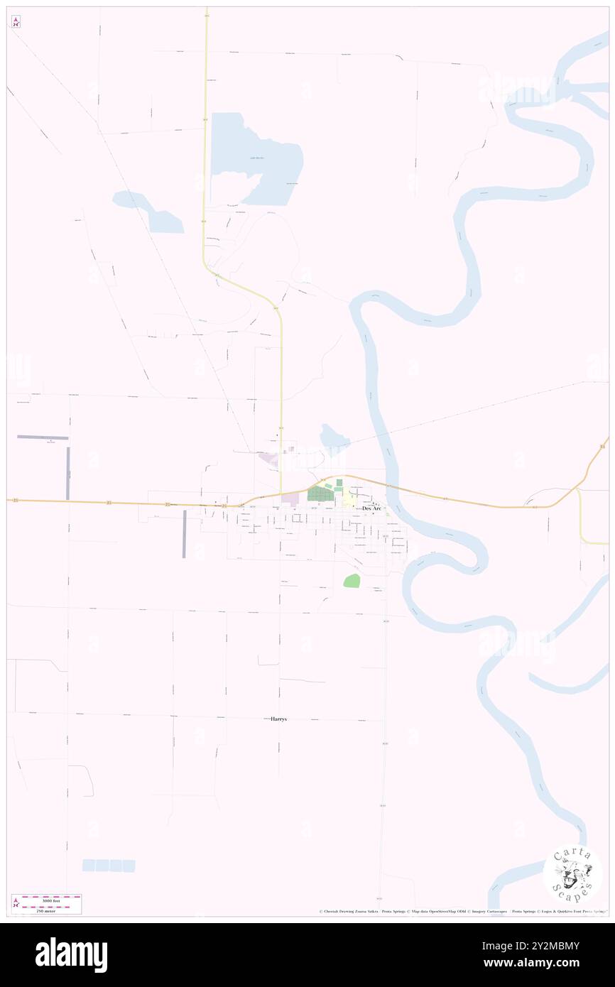 Des Arc, Prairie County, US, United States, Arkansas, N 34 58' 37'', S ...