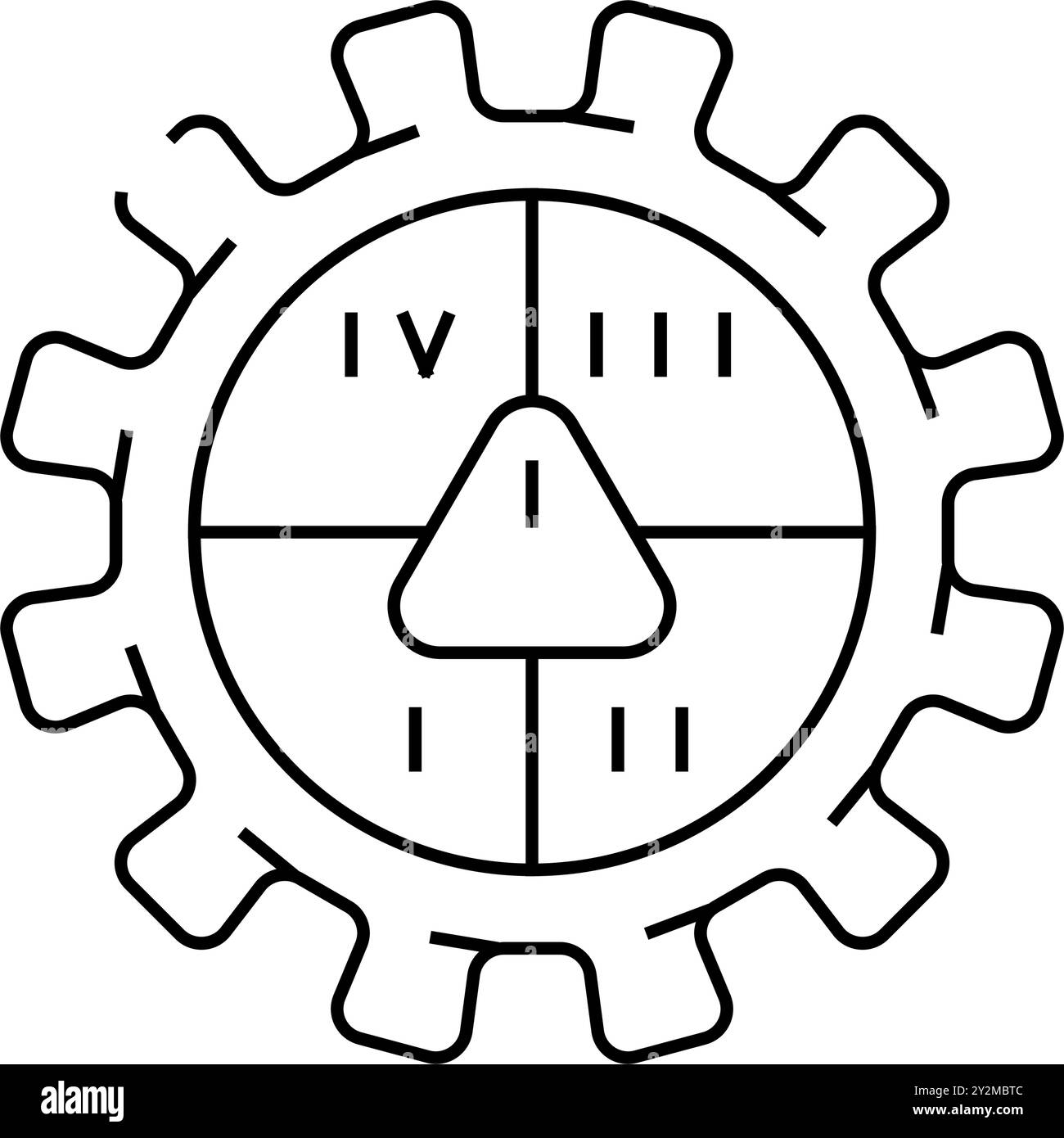 management risk line icon vector illustration Stock Vector Image & Art ...