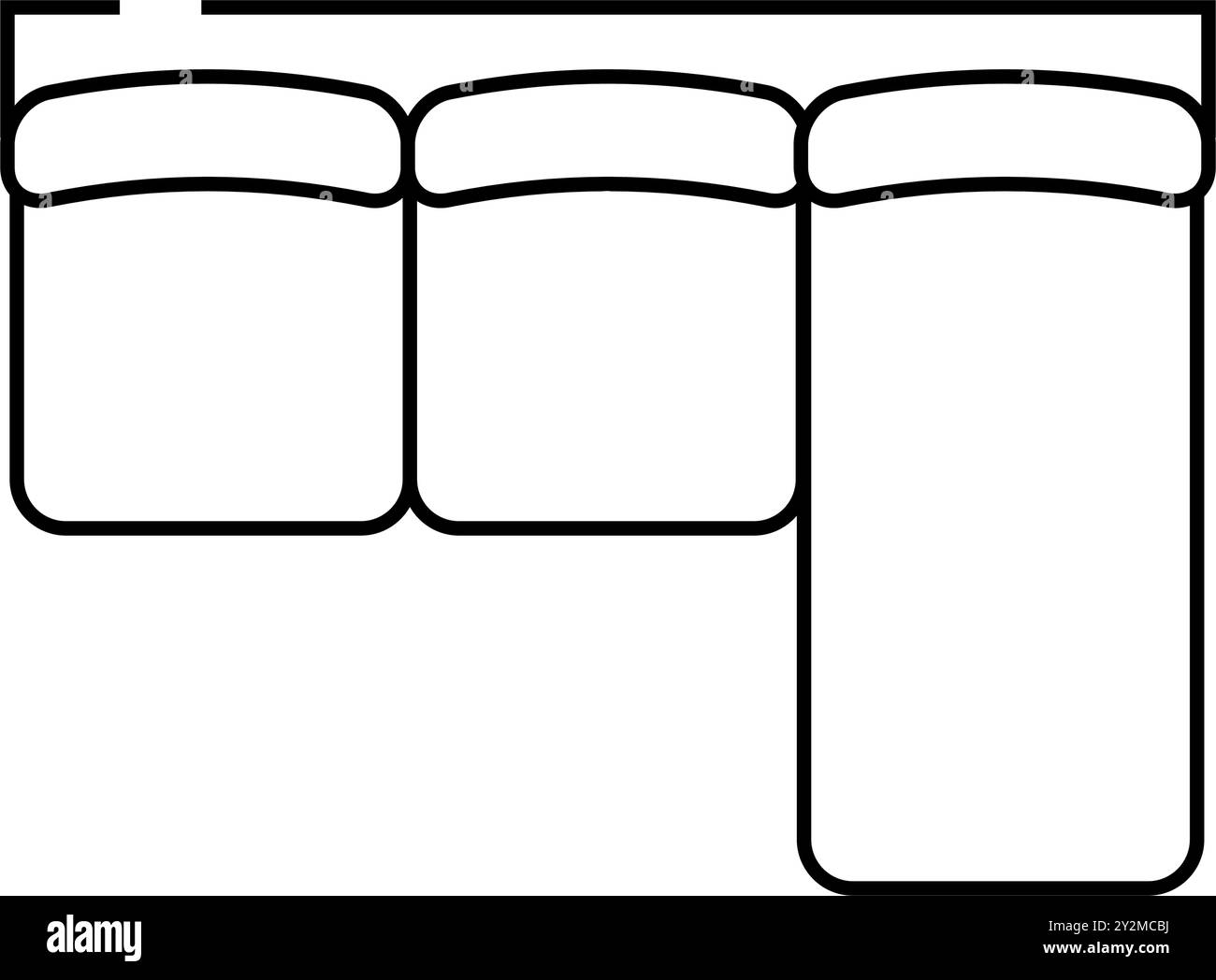 Sofa corner view Black and White Stock Photos & Images - Alamy