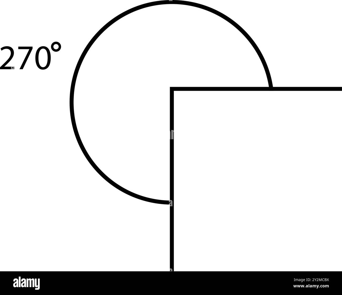 120 degree angle Cut Out Stock Images & Pictures - Alamy