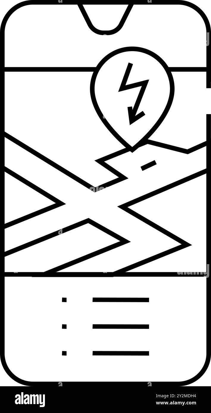 Ev charging station map hi-res stock photography and images - Alamy