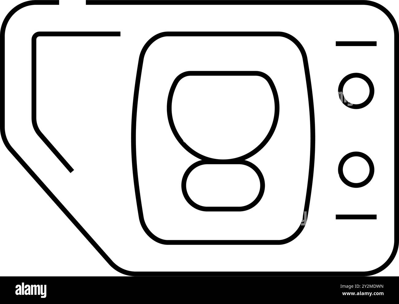 charging port electric line icon vector illustration Stock Vector Image ...