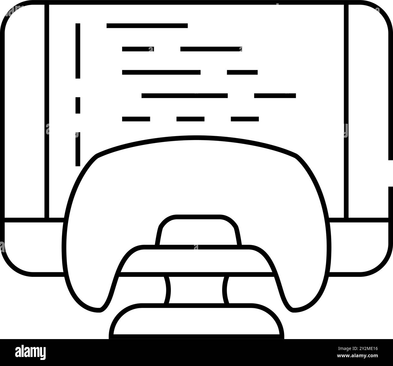 Programming Game Development Line Icon Vector Illustration Stock Vector Image And Art Alamy