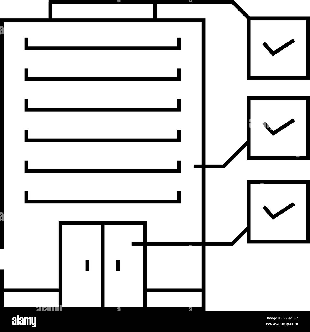 building specifications architectural drafter line icon vector ...