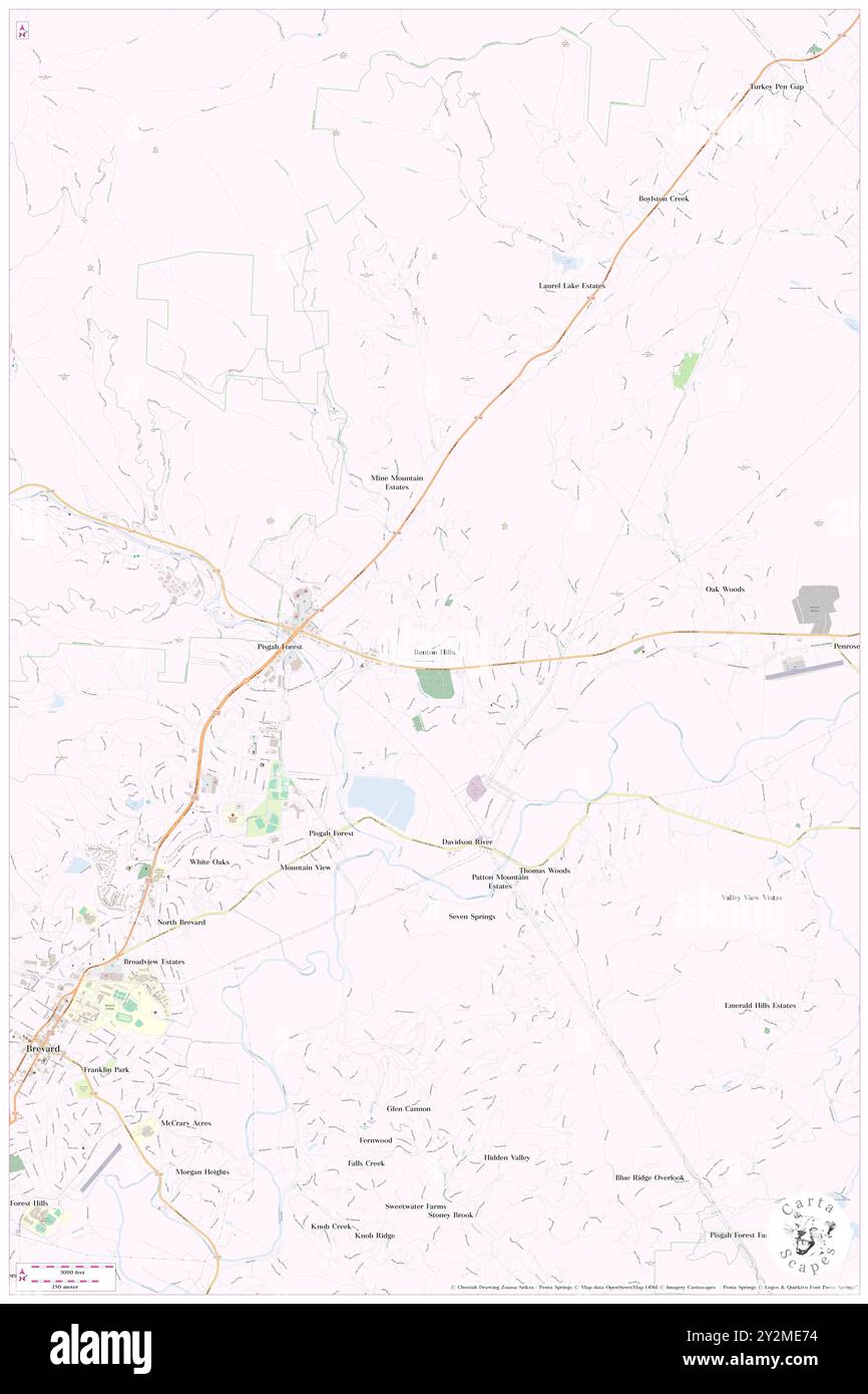 Benton Hills, Transylvania County, US, United States, North Carolina, N ...