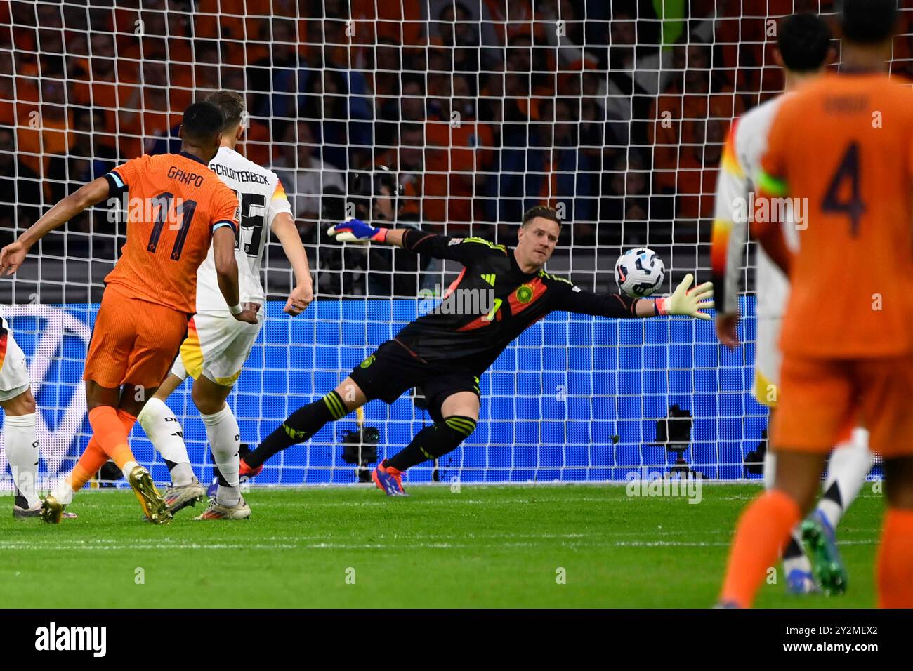 goalkeeper Marc-Andre TER STEGEN (GER) Action, Parade, Football Nations ...