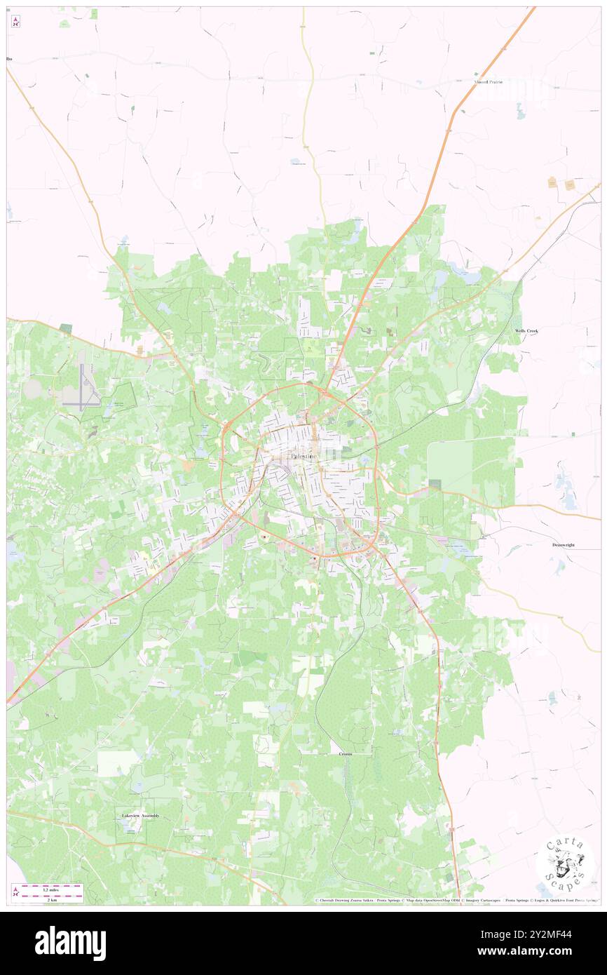 Palestine, Anderson County, US, United States, Texas, N 31 45' 43'', S ...