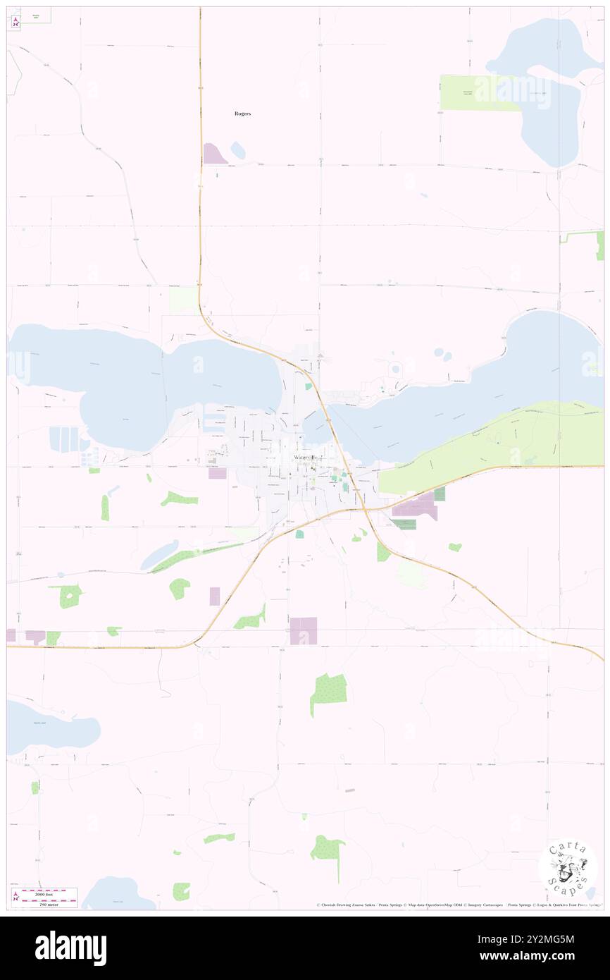 Le sueur county map Cut Out Stock Images & Pictures - Alamy