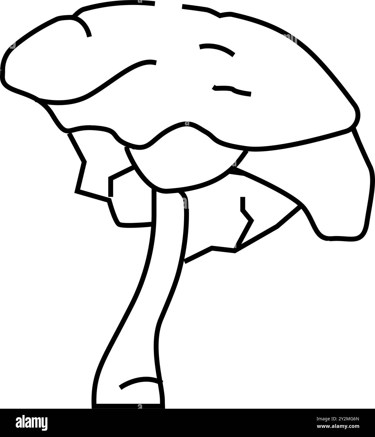 ipe jungle amazon line icon vector illustration Stock Vector Image ...