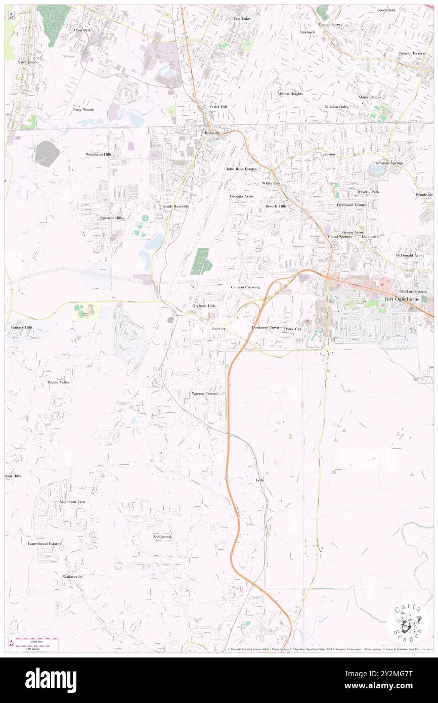 Fairview, Walker County, US, United States, Georgia, N 34 56' 44'', S ...