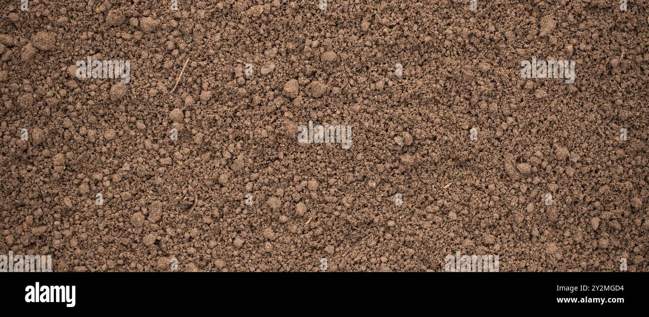 spring soil after digging, preparation for planting seedlings Stock ...