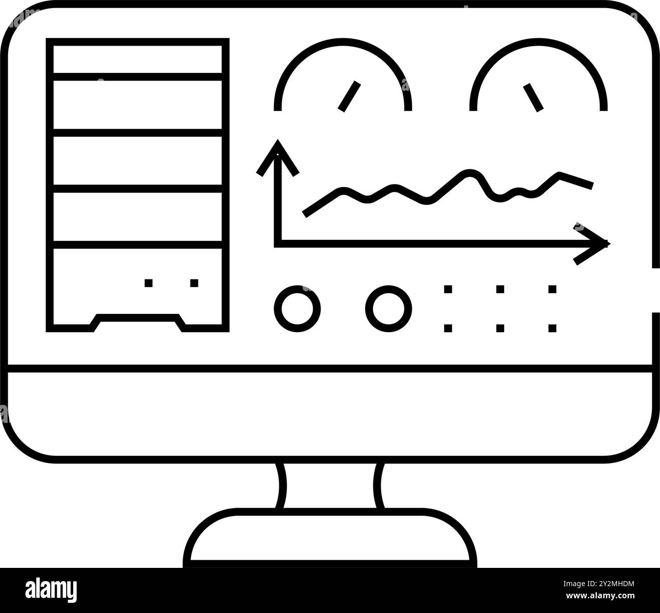 database dashboard line icon vector illustration Stock Vector Image ... database dashboard line icon vector illustration Stock Vector Image ...
