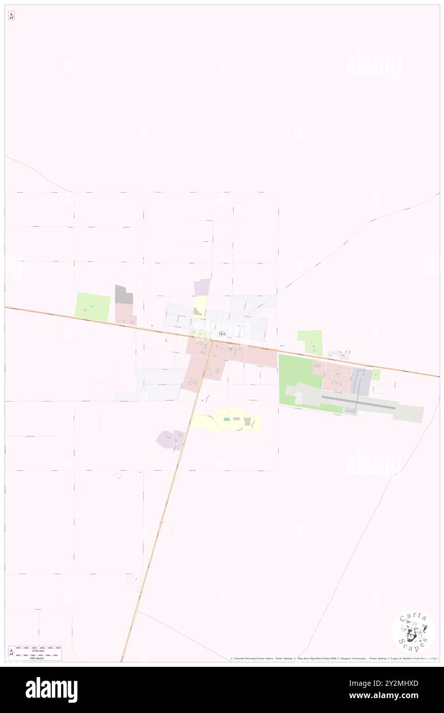 Map of tok Cut Out Stock Images & Pictures - Alamy
