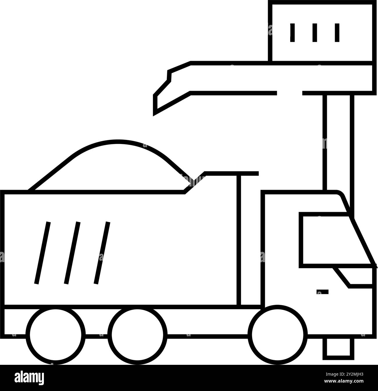 Transportation biomass energy line Black and White Stock Photos ...