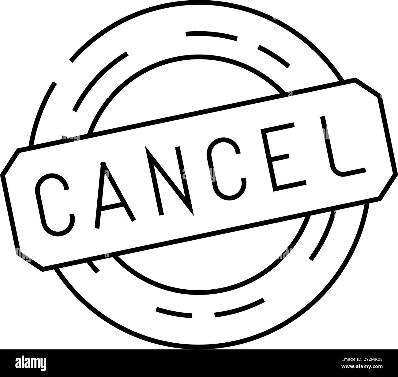 Shop cancel icon outline Cut Out Stock Images & Pictures - Alamy