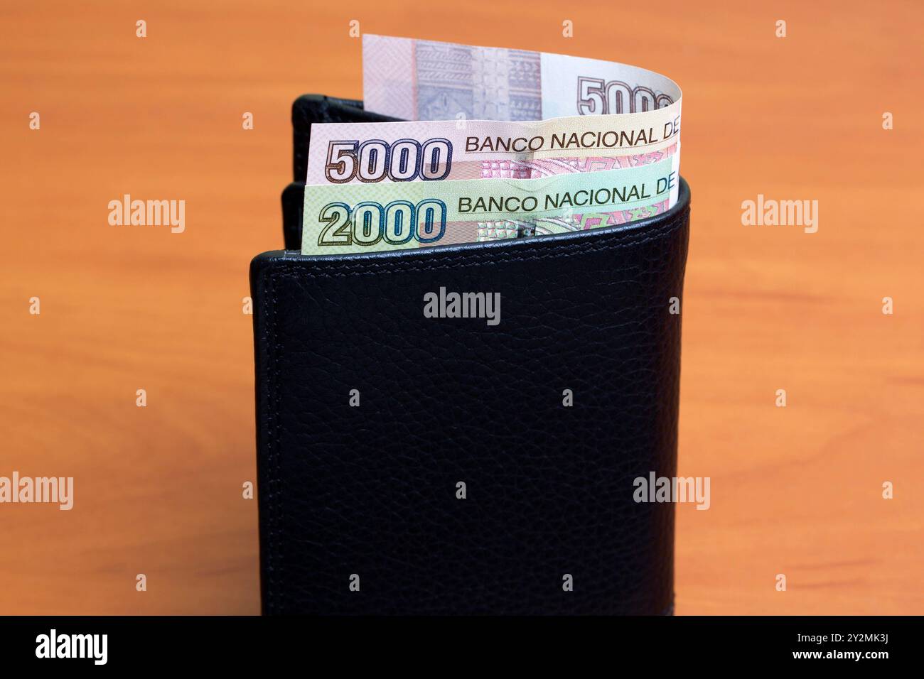 Angolan money - Kwanza in the black wallet Stock Photo - Alamy