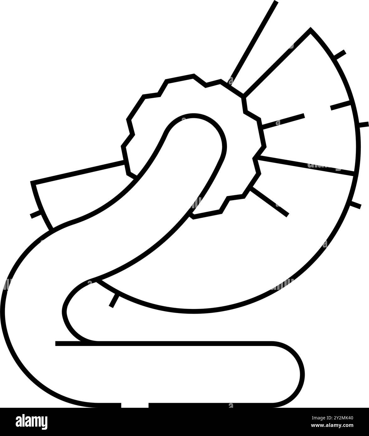 rolodex list line icon vector illustration Stock Vector Image & Art - Alamy