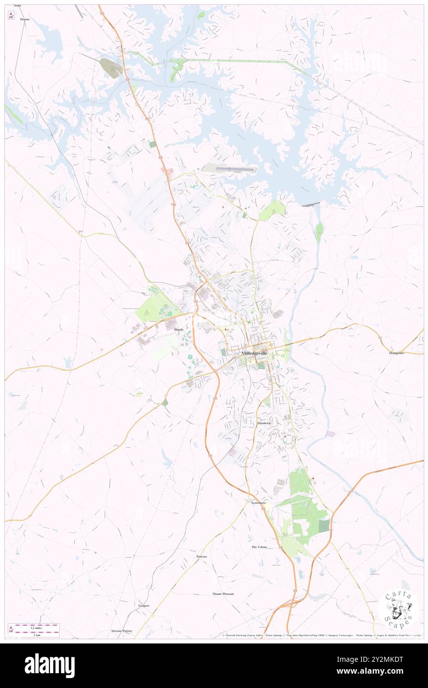 Baldwin georgia map Cut Out Stock Images & Pictures - Alamy