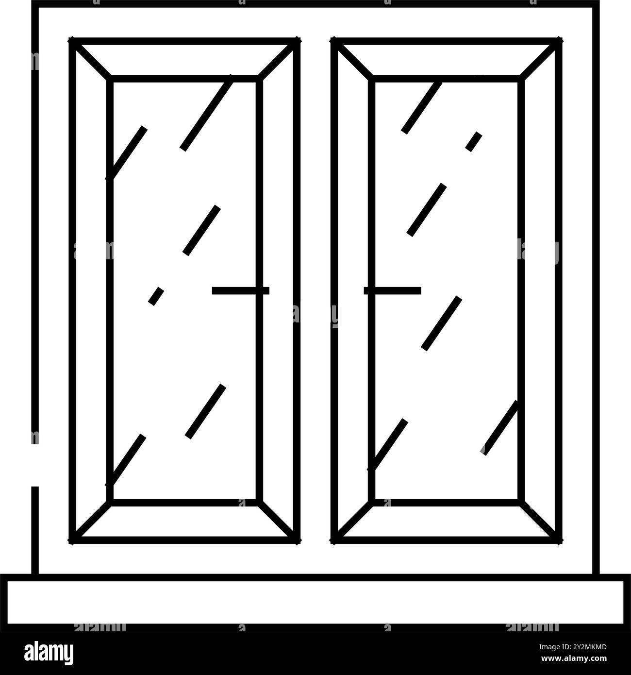 Vision board line icon Cut Out Stock Images & Pictures - Alamy