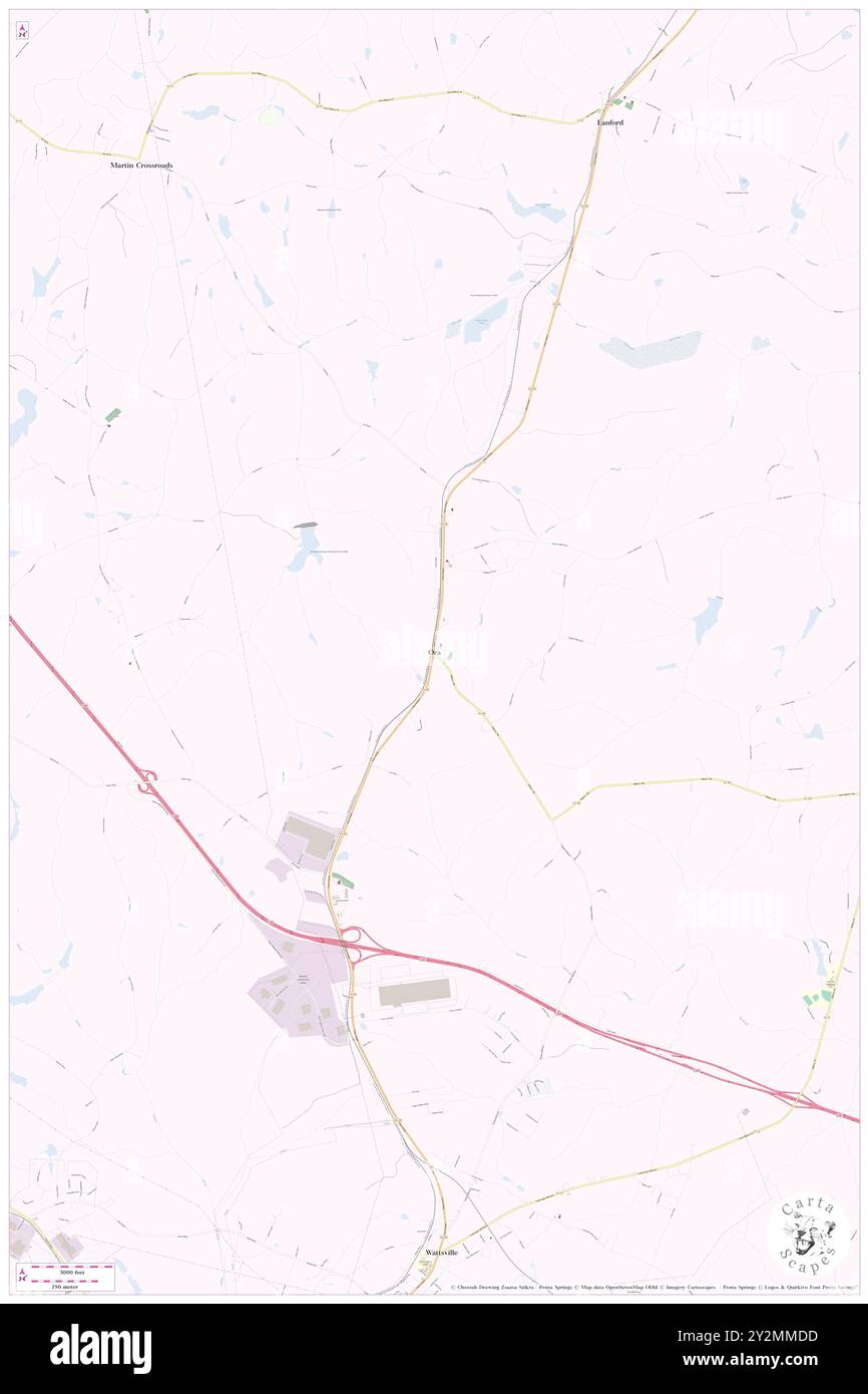 Ora, Laurens County, US, United States, South Carolina, N 34 34' 54 ...