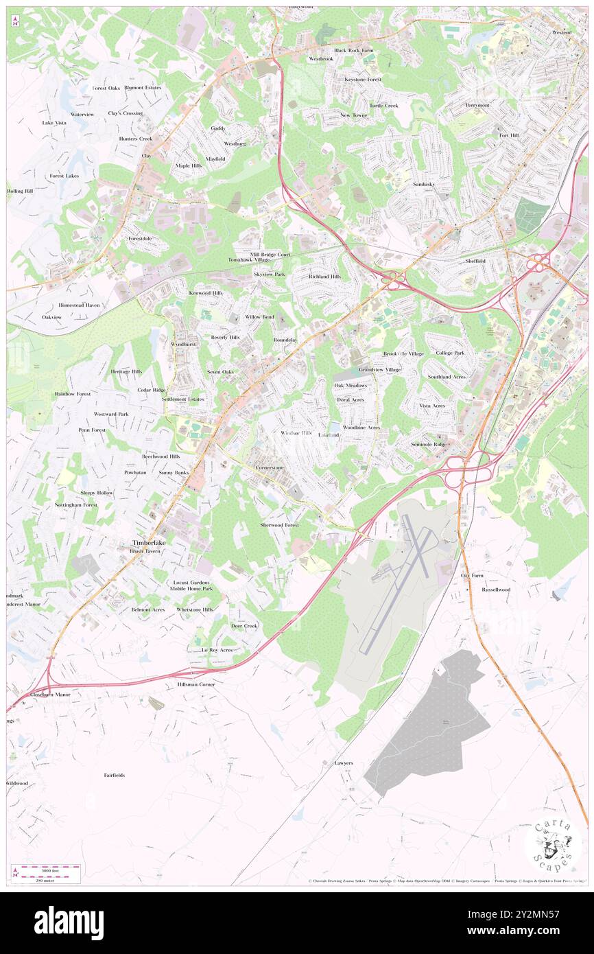 Windsor Hills, City of Lynchburg, US, United States, Virginia, N 37 20 ...