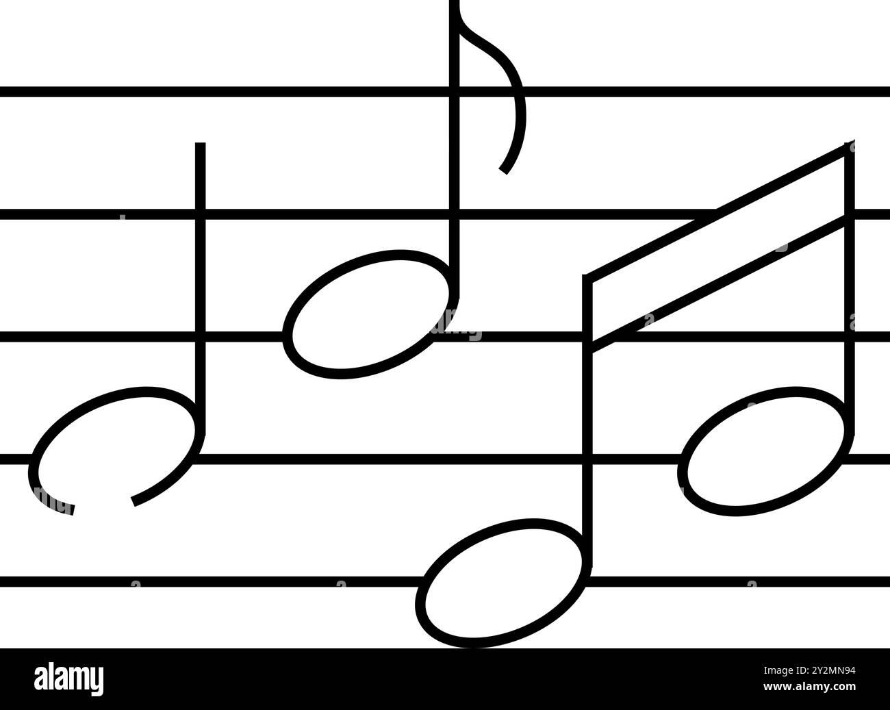 notes search magnifying glass line icon vector illustration Stock ...