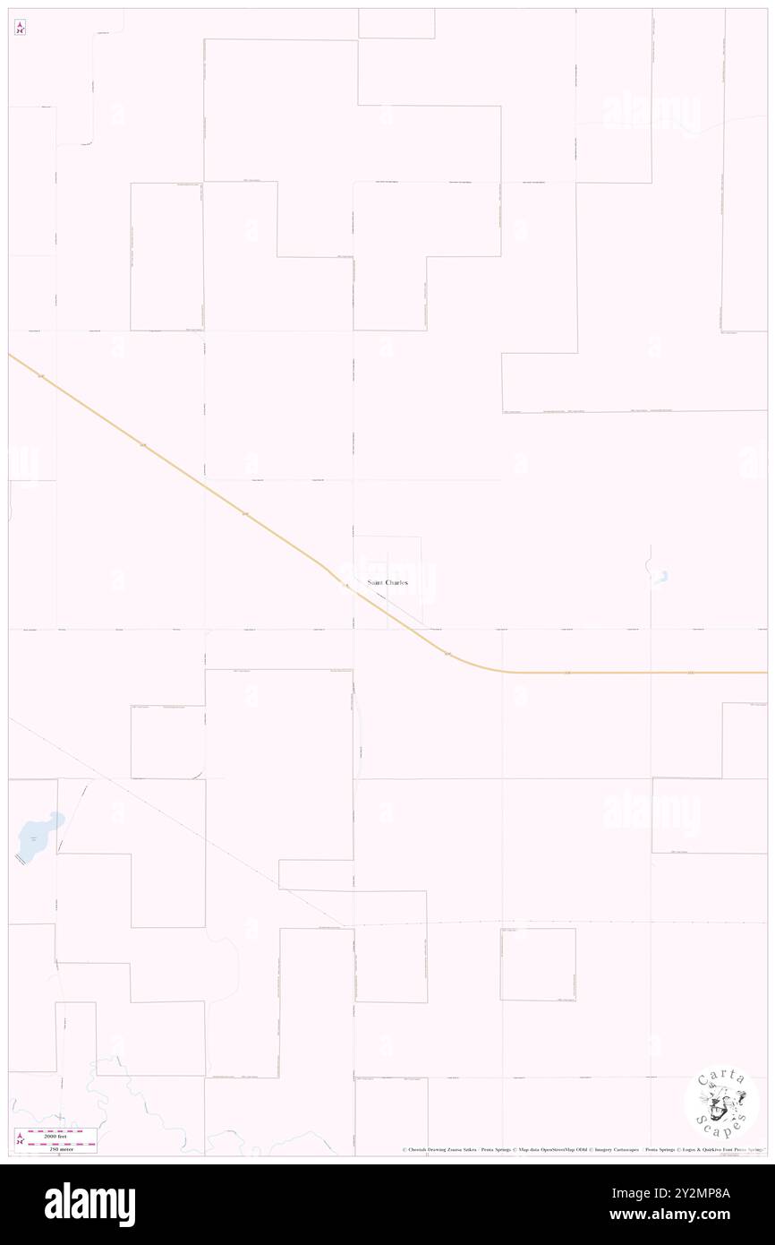 Saint Charles, Gregory County, US, United States, South Dakota, N 43 5 ...