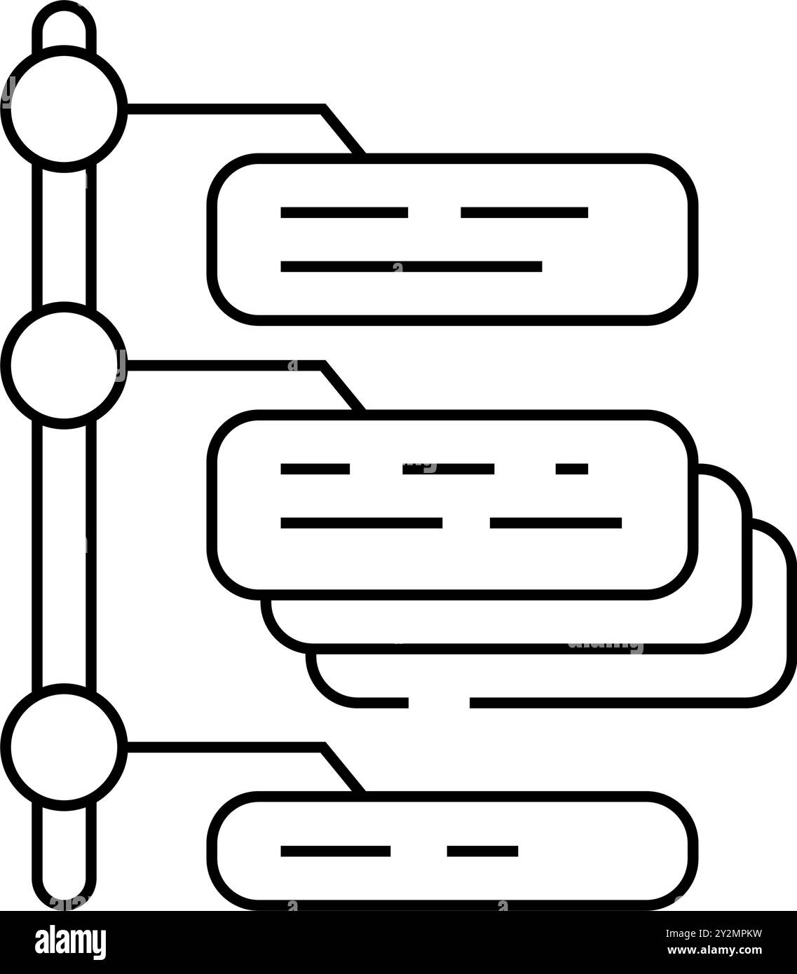 task batching time management line icon vector illustration Stock ...