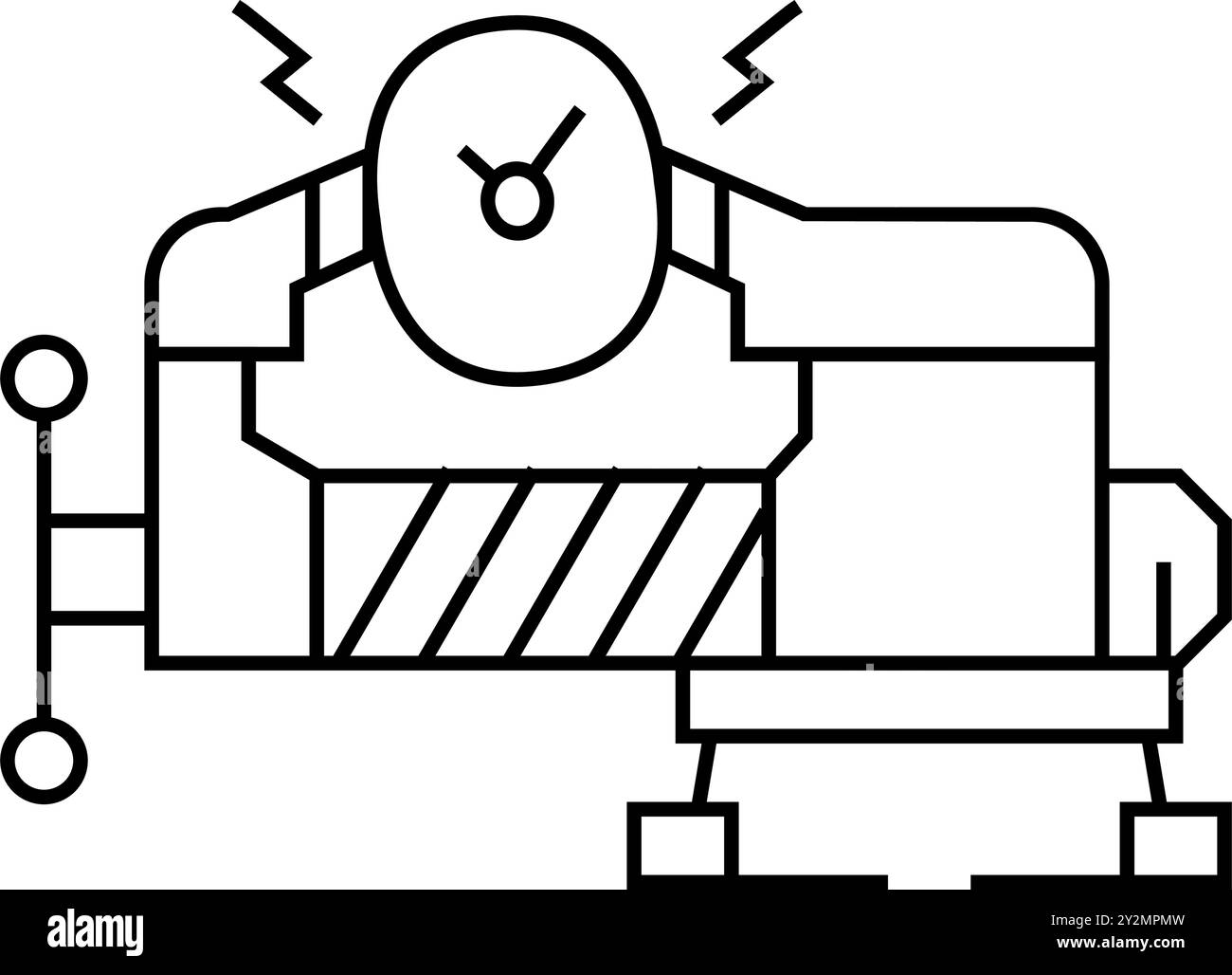 compression time management line icon vector illustration Stock Vector ...