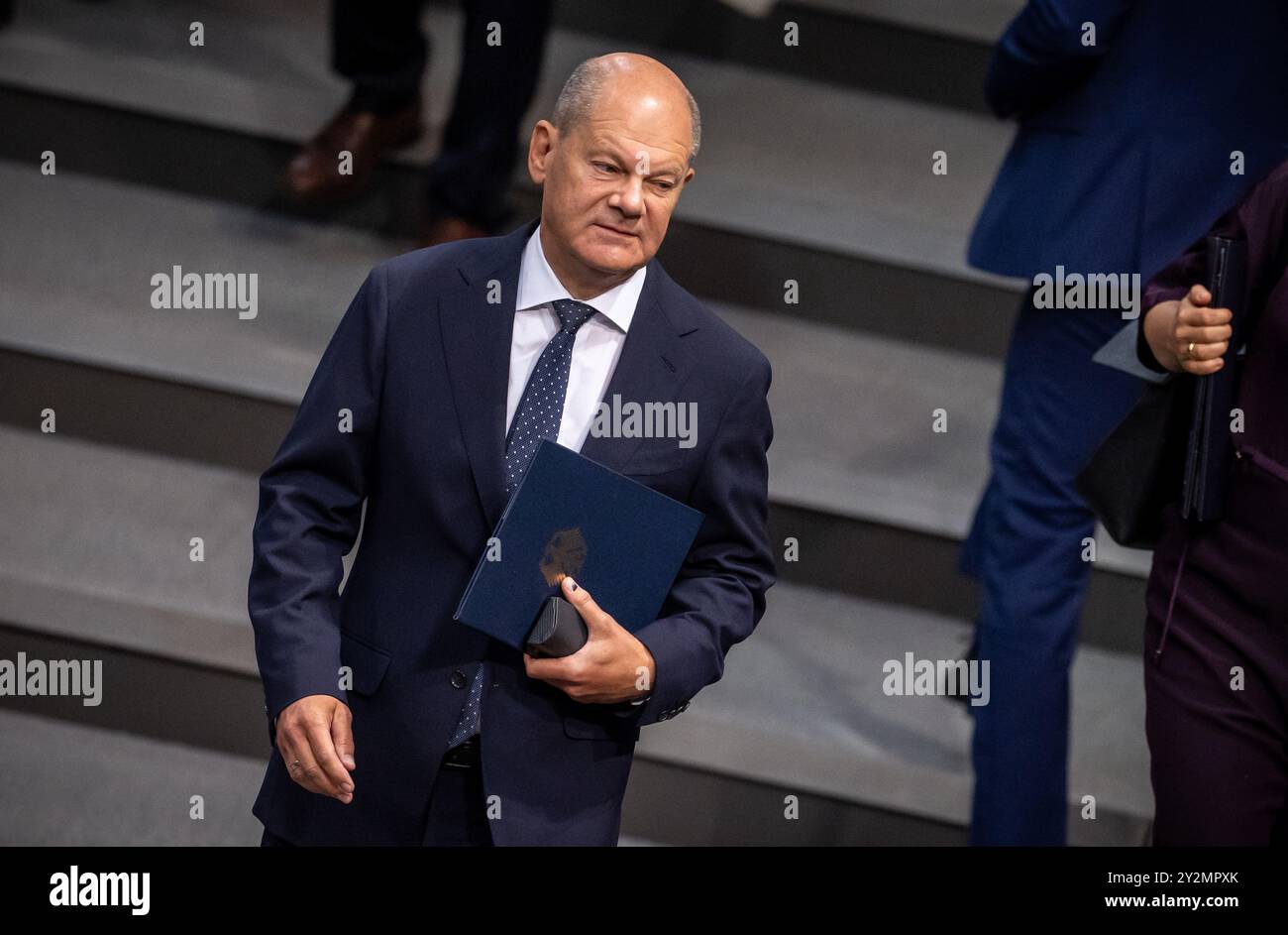 Berlin, Germany. 11th Sep, 2024. Federal Chancellor Olaf Scholz (SPD ...
