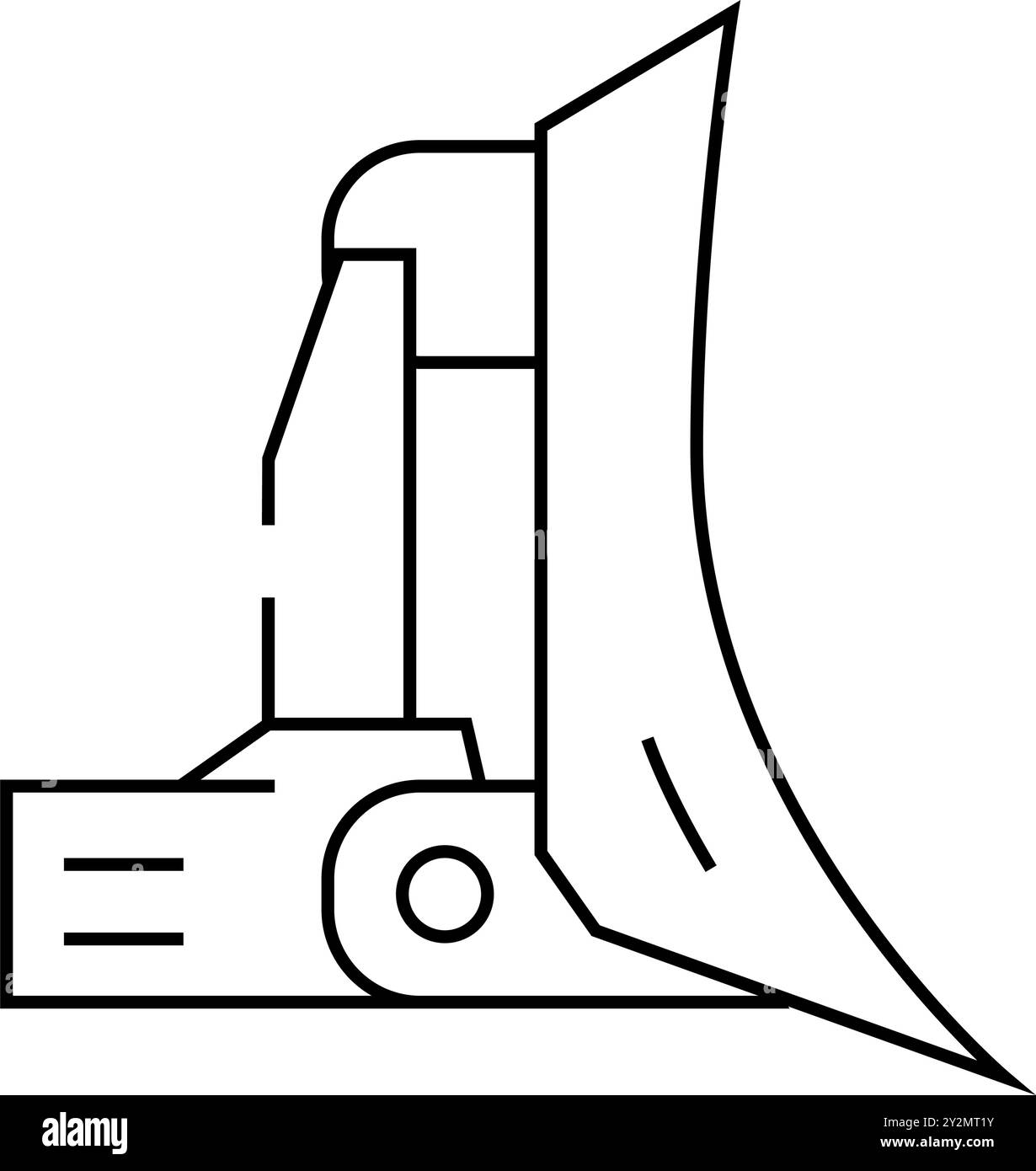 Dozer blade Stock Vector Images - Alamy