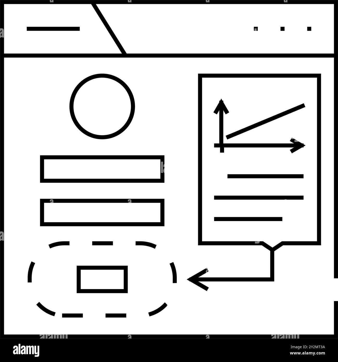 fitts law ux ui design line icon vector illustration Stock Vector Image & Art - Alamy