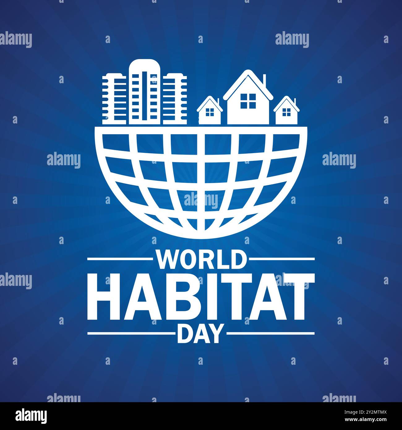 World Habitat Day. Holiday concept. Template for background, banner ...