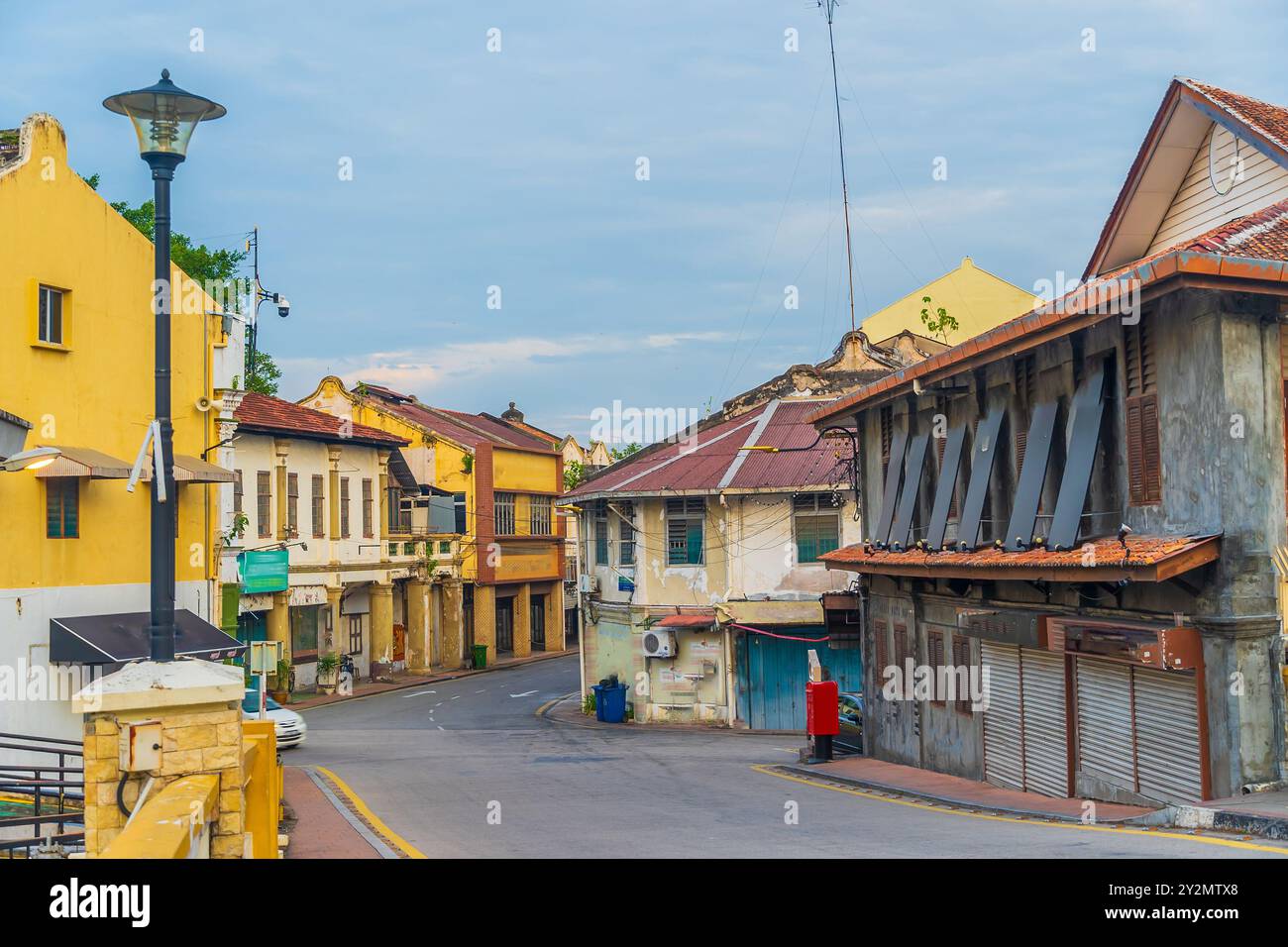 The old town of Malacca, UNESCO World Heritage Site in Malaysia Stock ...