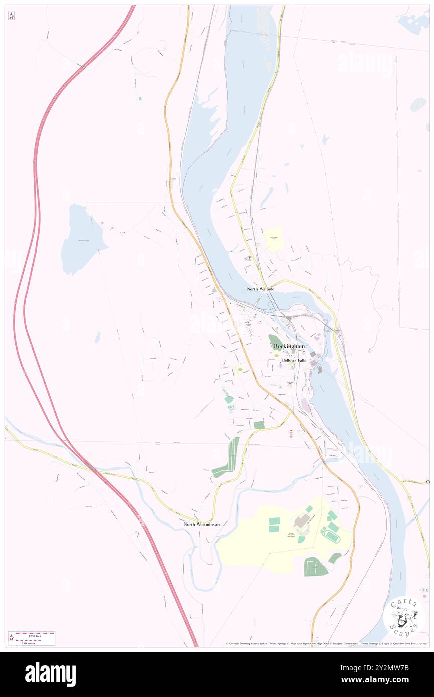 Bellows falls map Cut Out Stock Images & Pictures - Alamy