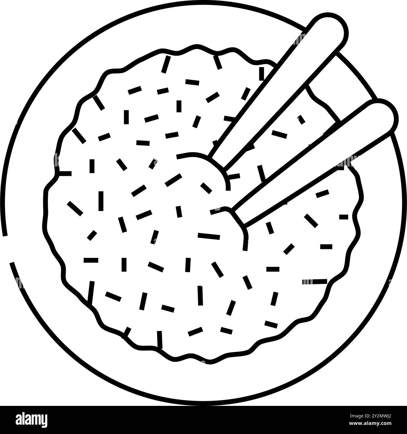 Thai jasmine rice Stock Vector Images - Alamy