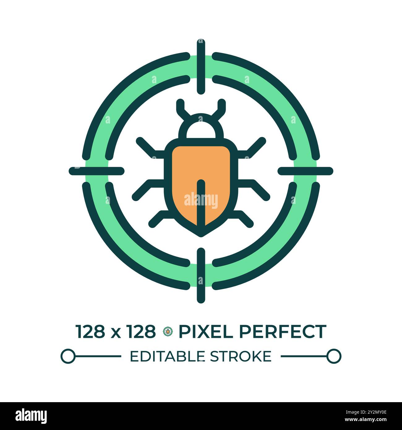 Pest control RGB color icon Stock Vector Image & Art - Alamy