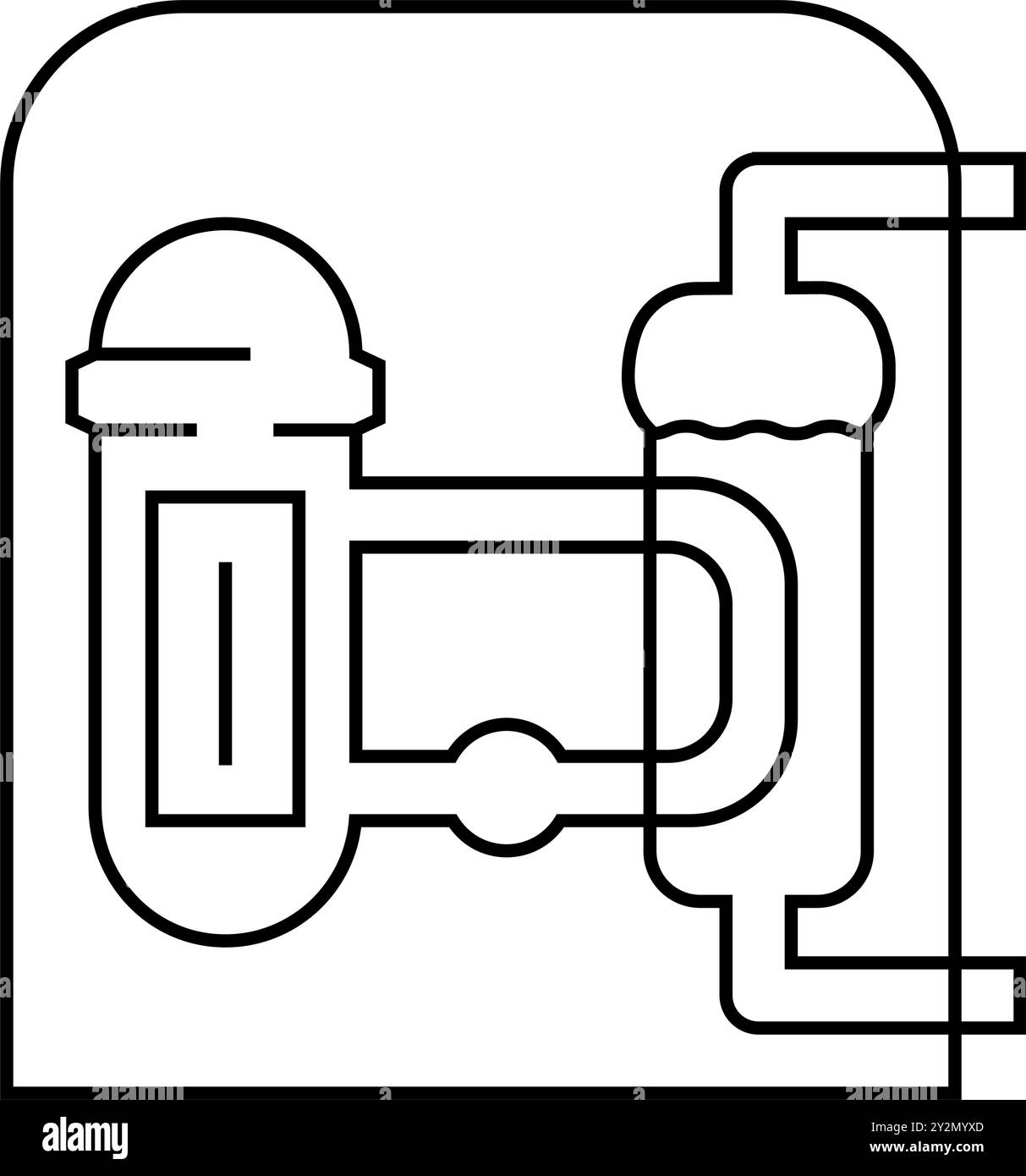 Nuclear energy power reactor icons set vector electricity radioactive ...