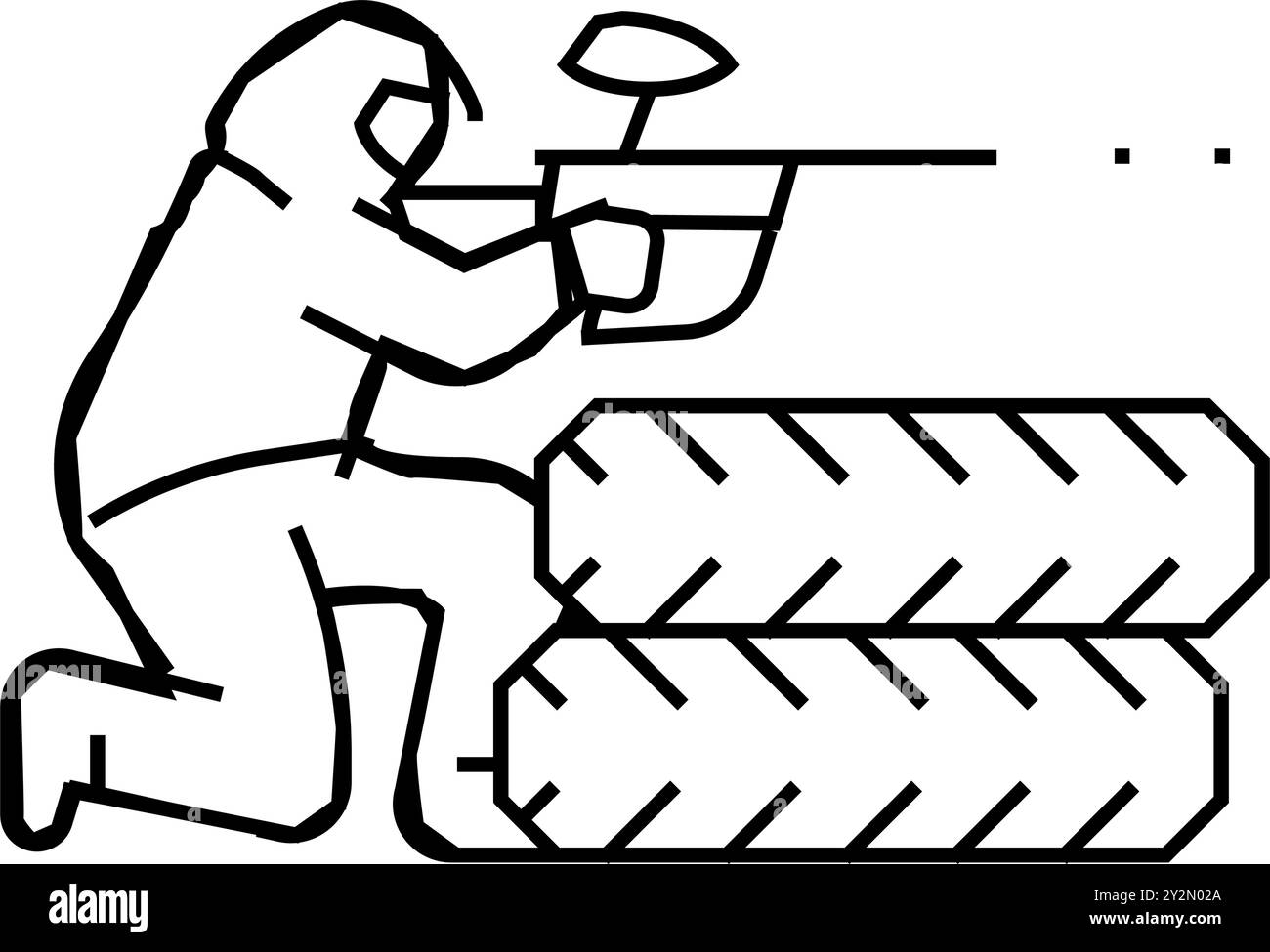 Game soldier color icon Black and White Stock Photos & Images - Alamy