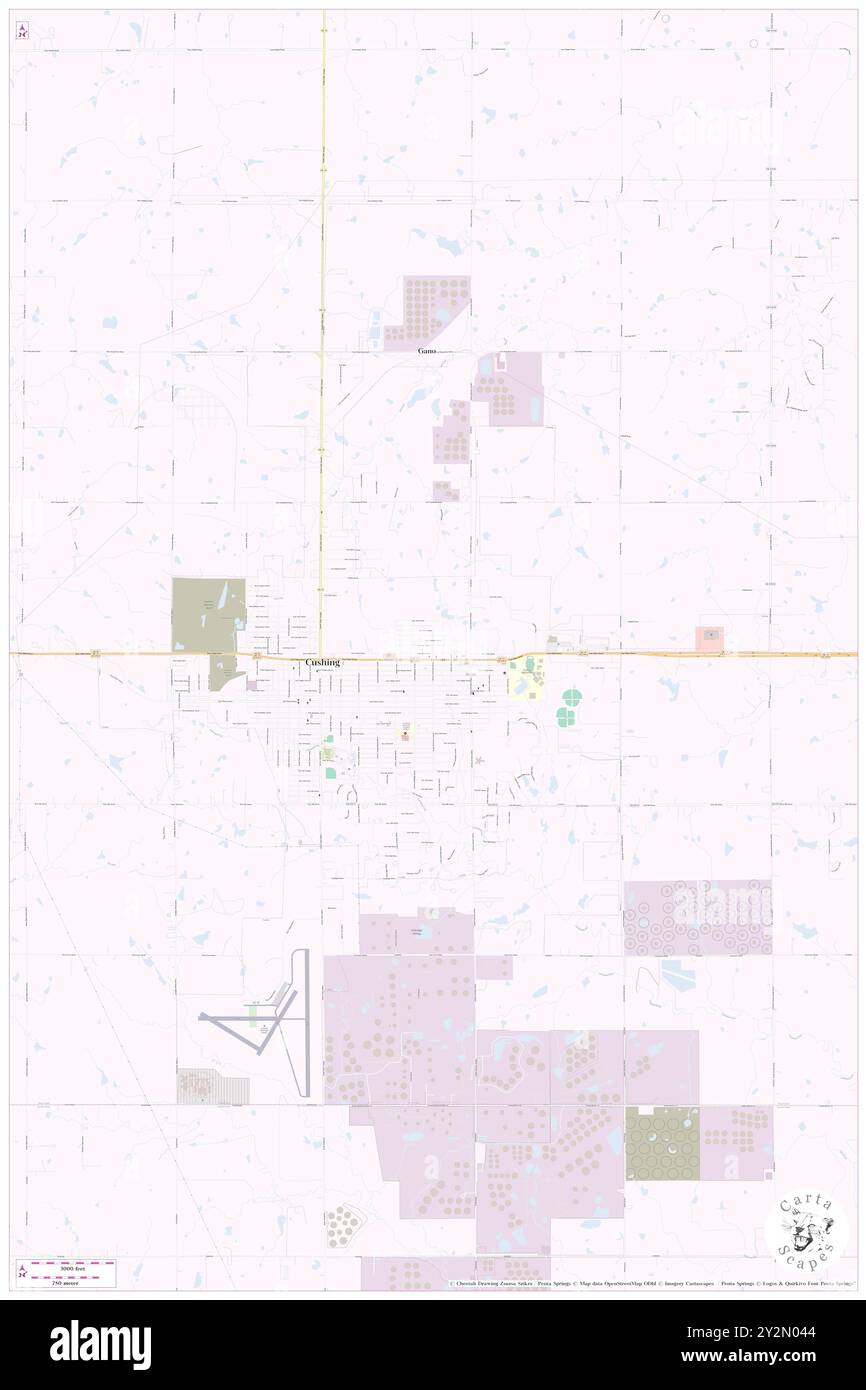 Payne county map Cut Out Stock Images & Pictures - Alamy