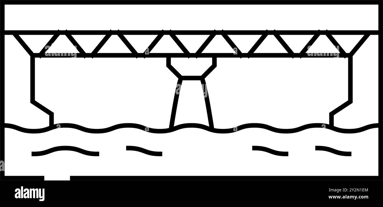 Steel girder tower Stock Vector Images - Alamy