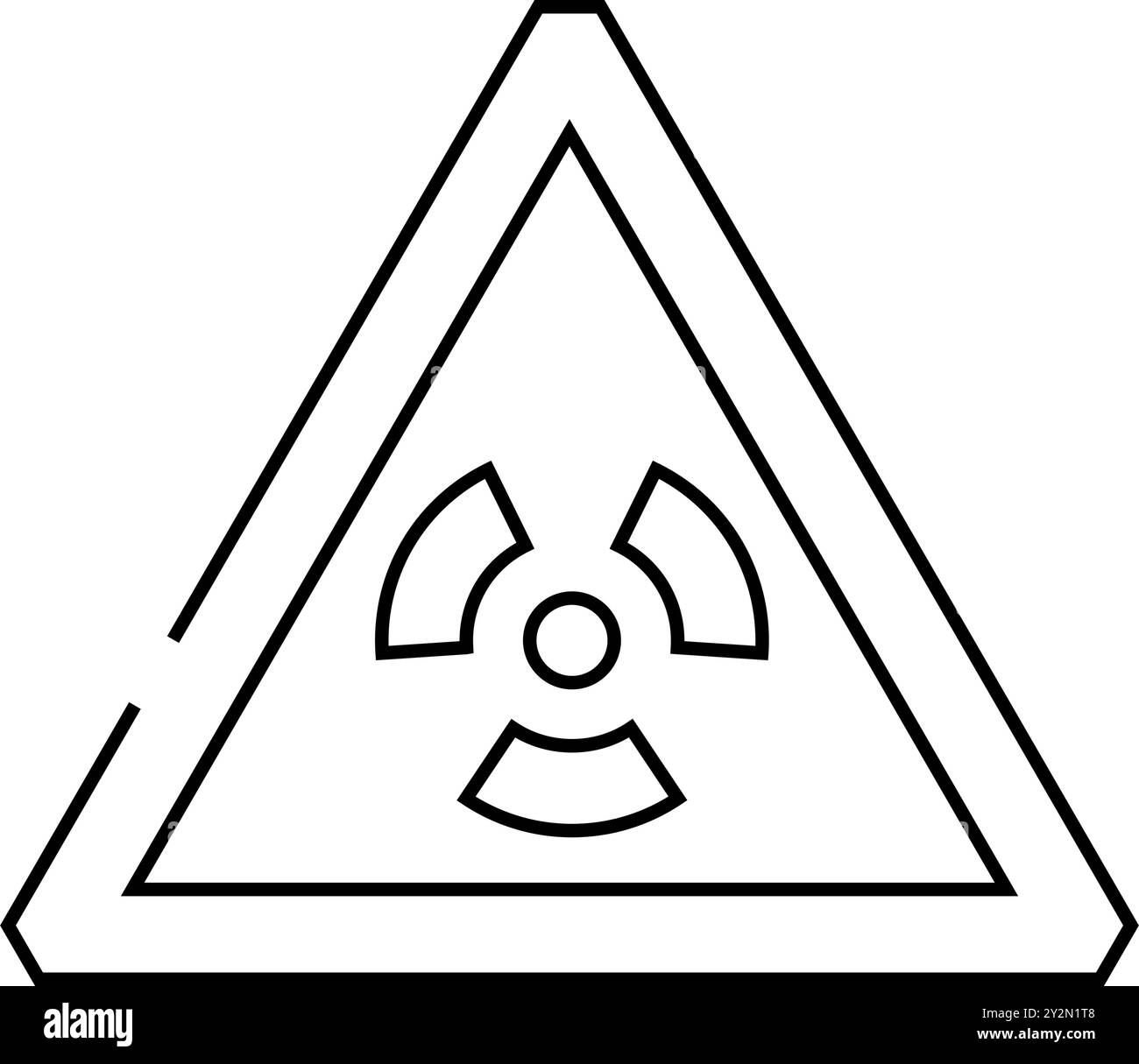 energy symbol nuclear line icon vector illustration Stock Vector Image ...